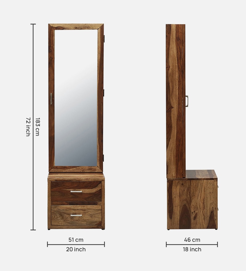 KELTY SOLID WOOD DRESSING TABLE IN RUSTIC TEAK FINISH | Mfg. & Exporter ...
